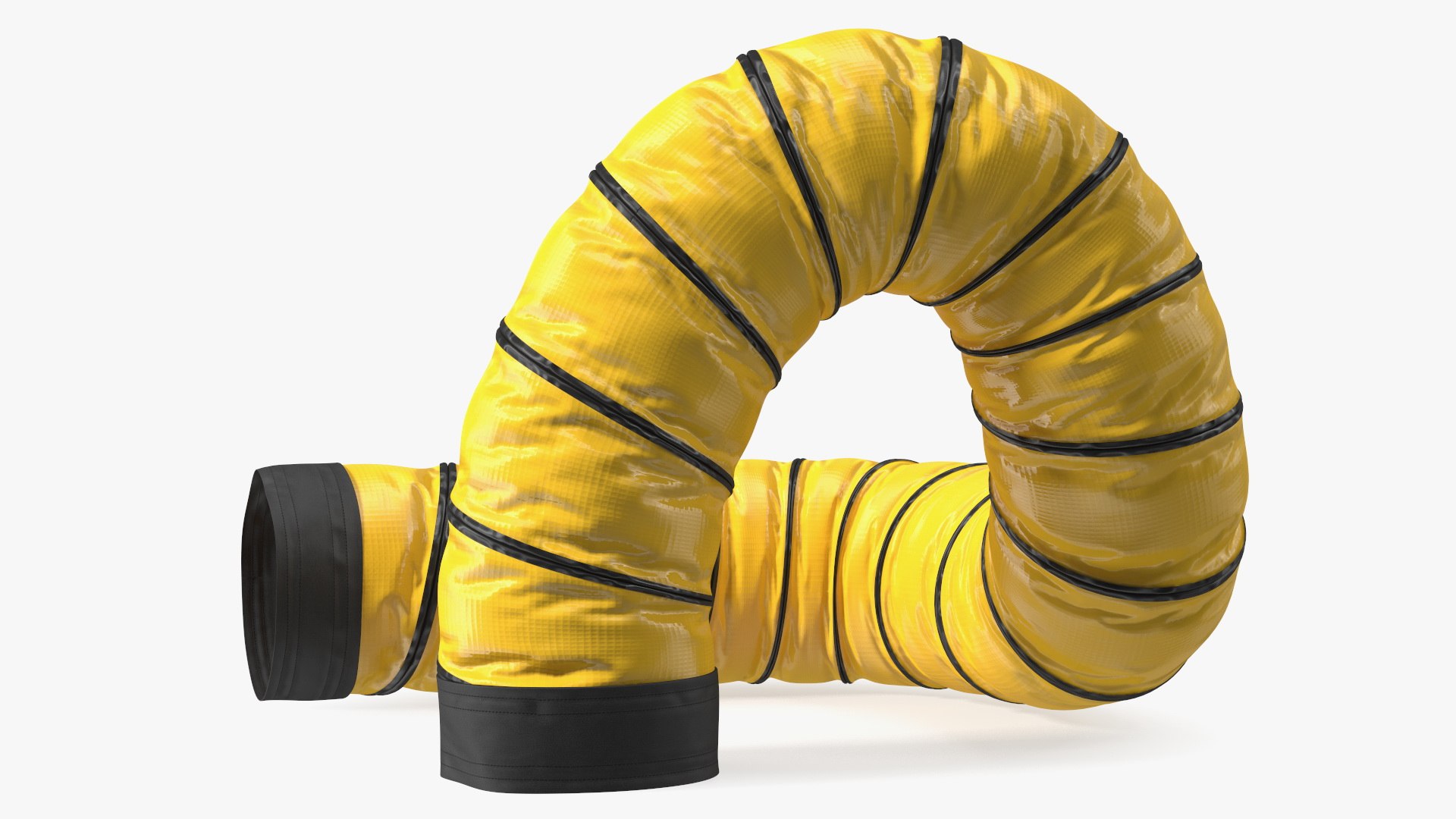 Neoprene Coated Polyester Fabric Ducting Hose 3D - TurboSquid 1848938