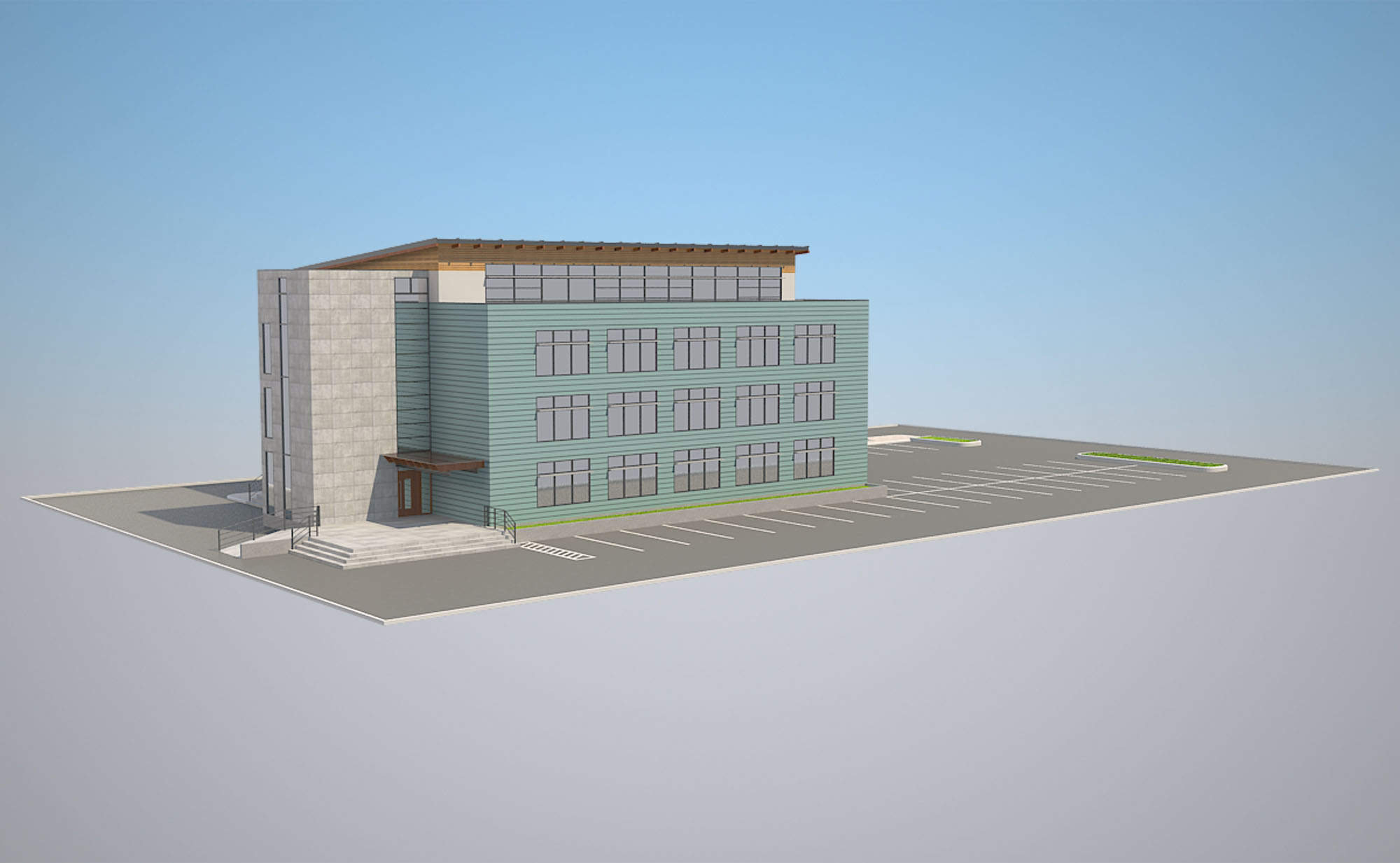 3D office building - TurboSquid 1421921