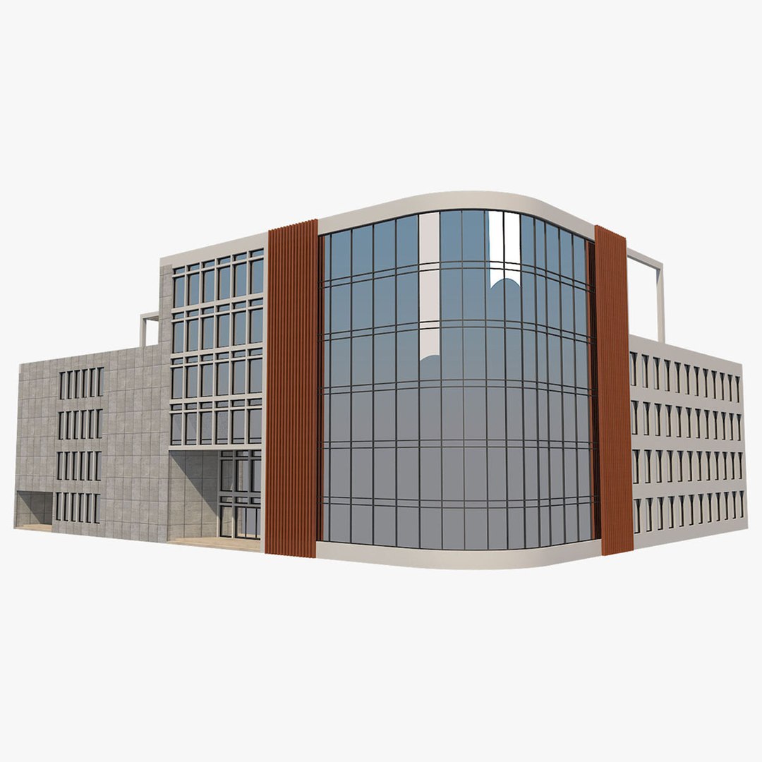 3D Office Building - TurboSquid 1421921