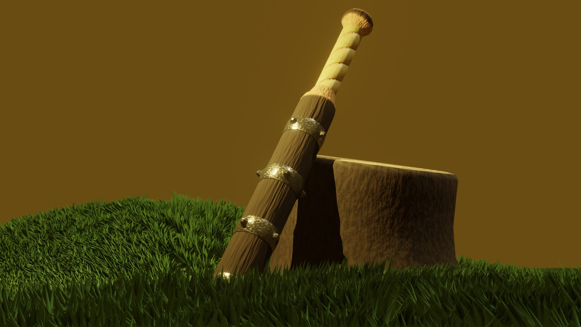 3D Simple Fantasy Great Club model - TurboSquid 2136459