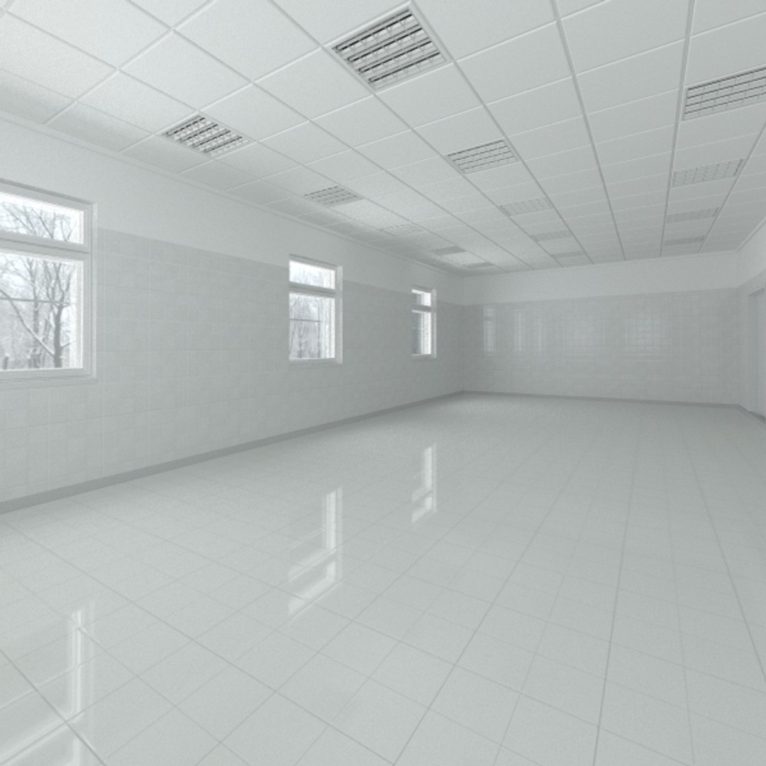 Science Lab Interior Scene 3d Max