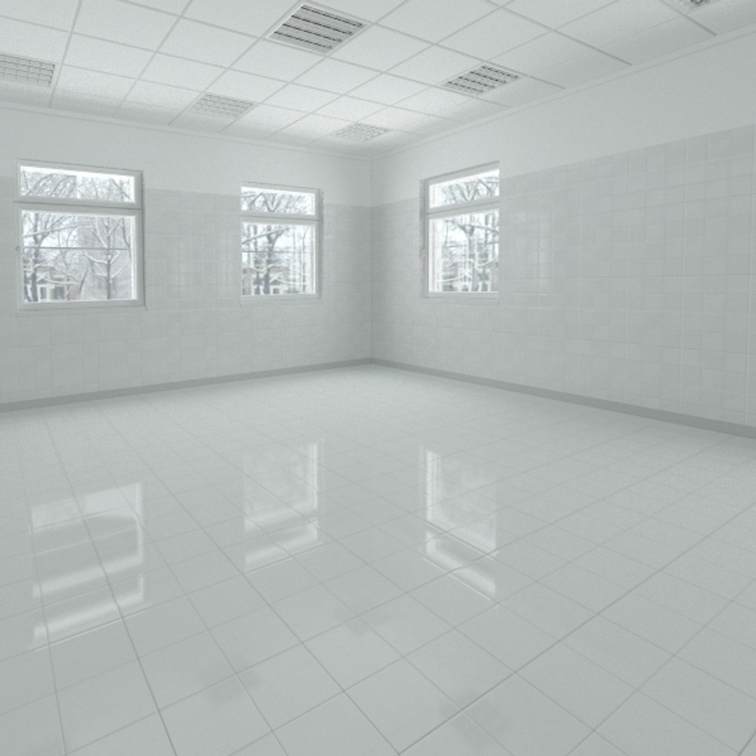 Science Lab Interior Scene 3d Max