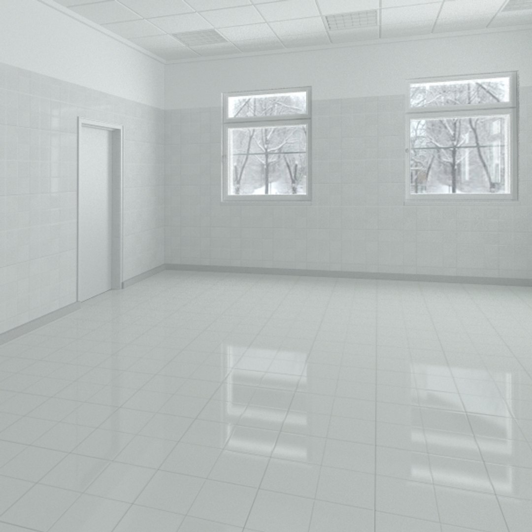 Science Lab Interior Scene 3d Max