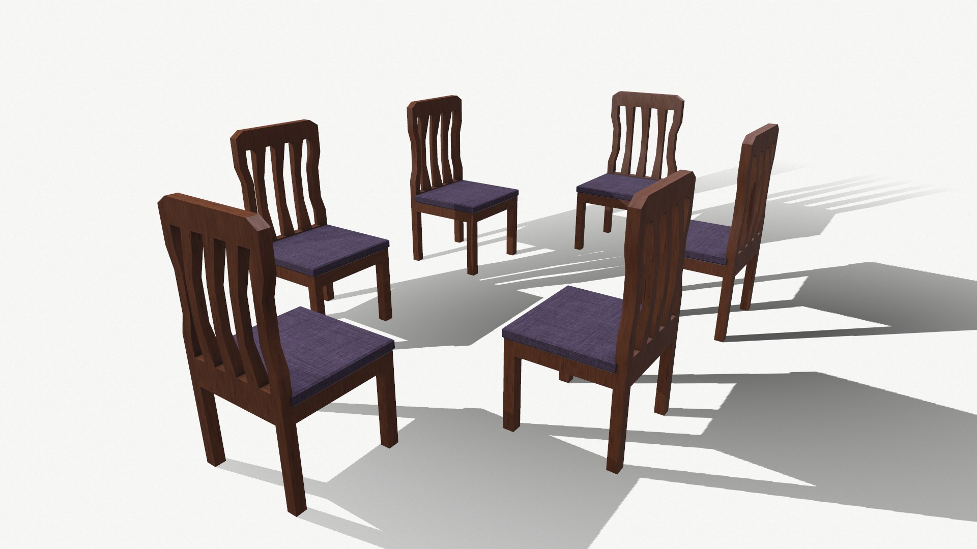3D Dining Table Chair Model - TurboSquid 1399904