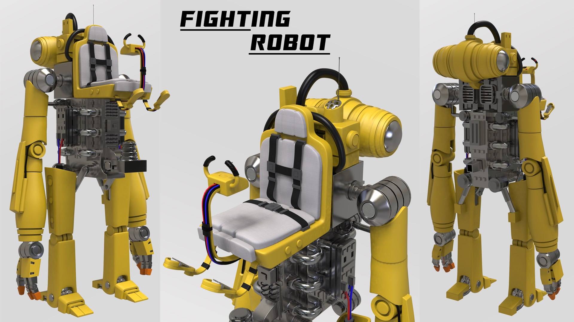 3D Model Character Robot - TurboSquid 1671100