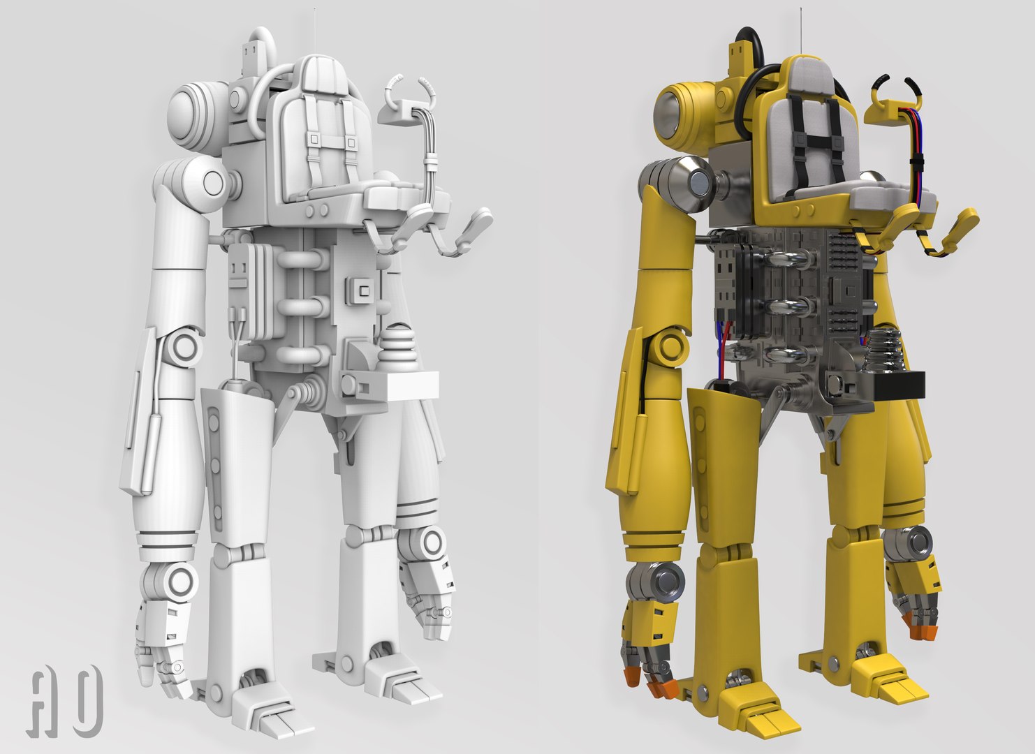3D Model Character Robot - TurboSquid 1671100
