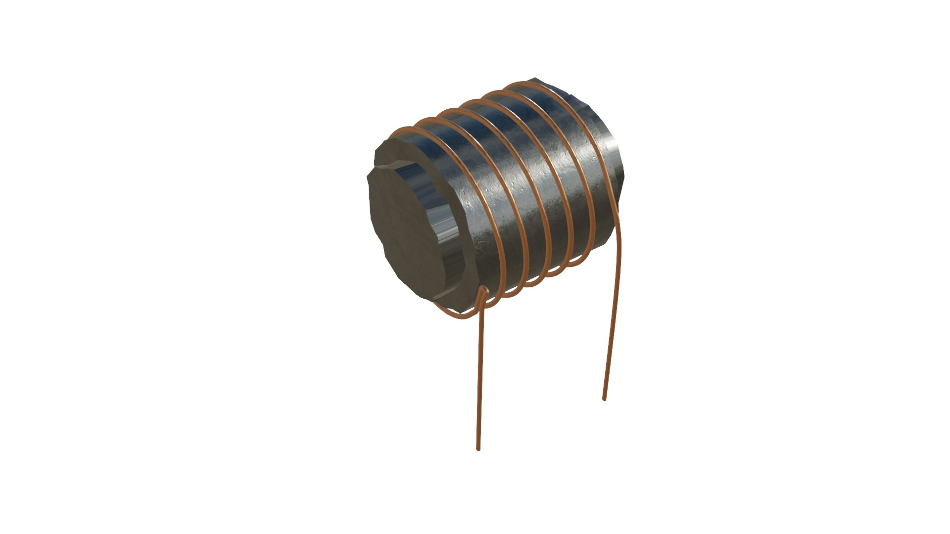 Electric Copper Coil 3D - TurboSquid 2142329