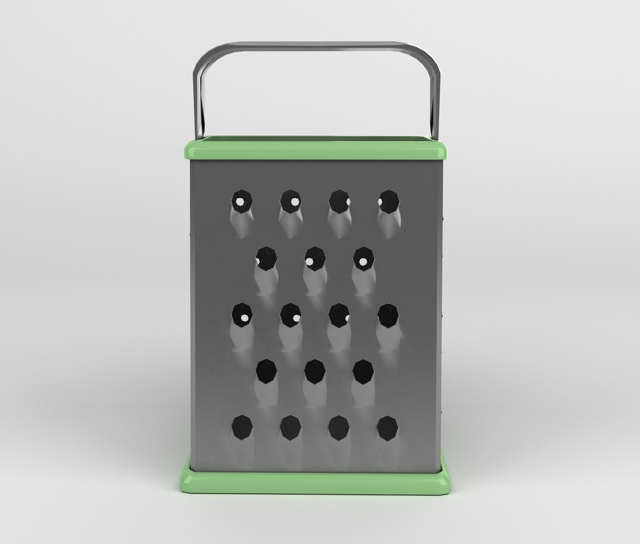 Metalic Grater 3D Model - TurboSquid 1691066