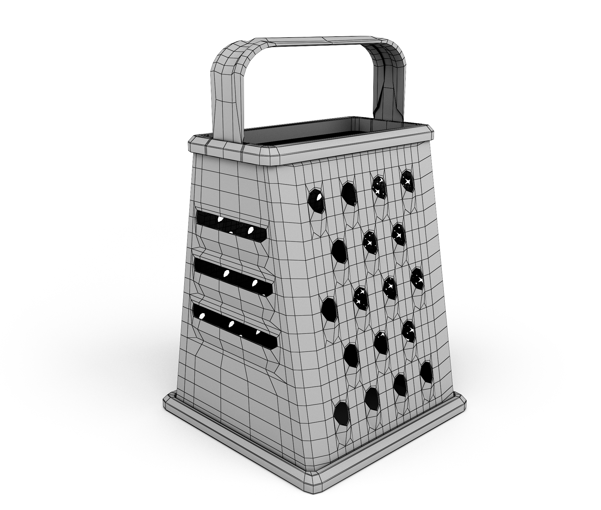 Metalic grater 3D model - TurboSquid 1691066