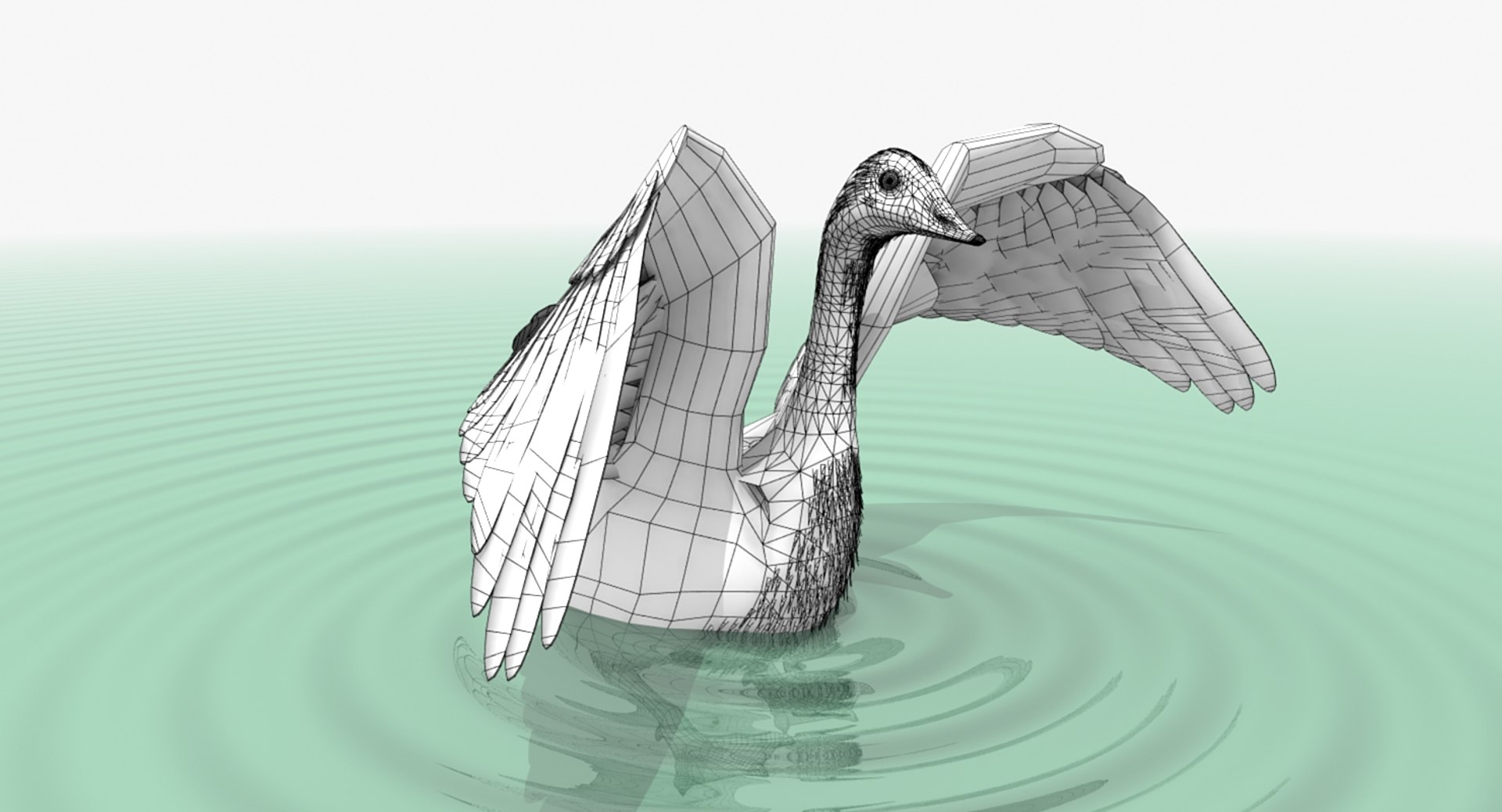 Max Canada Goose Rigged Lightwave