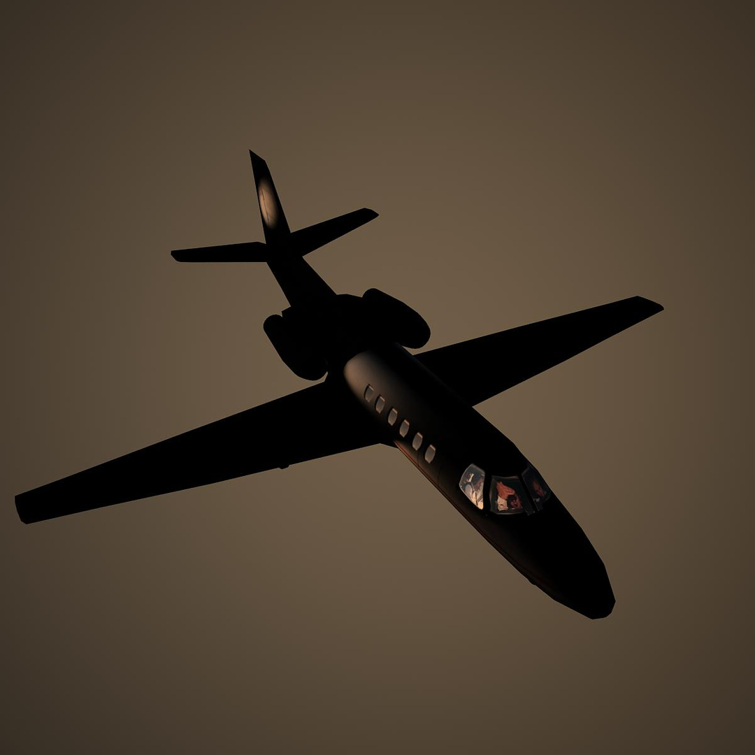 3d Cessna 550 Clu Model