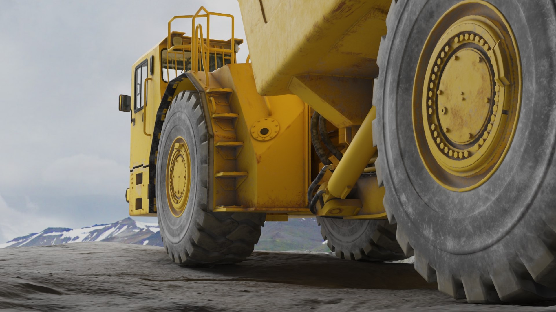 3D Underground Truck In Cave Tunnel Model - TurboSquid 2293316