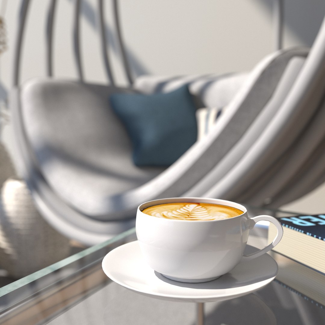 3D Swing Chair Scene - TurboSquid 1989003