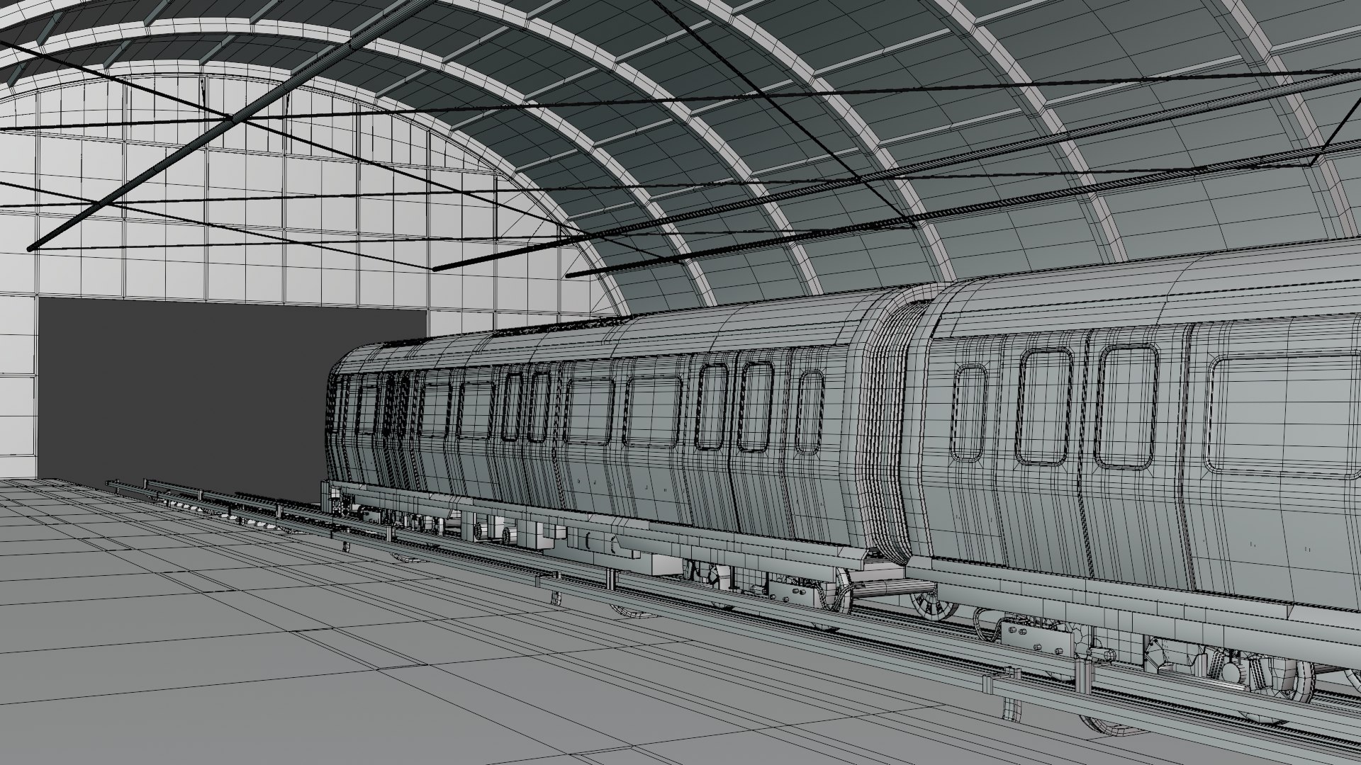 London Metro Station III 3D Model - TurboSquid 2188310