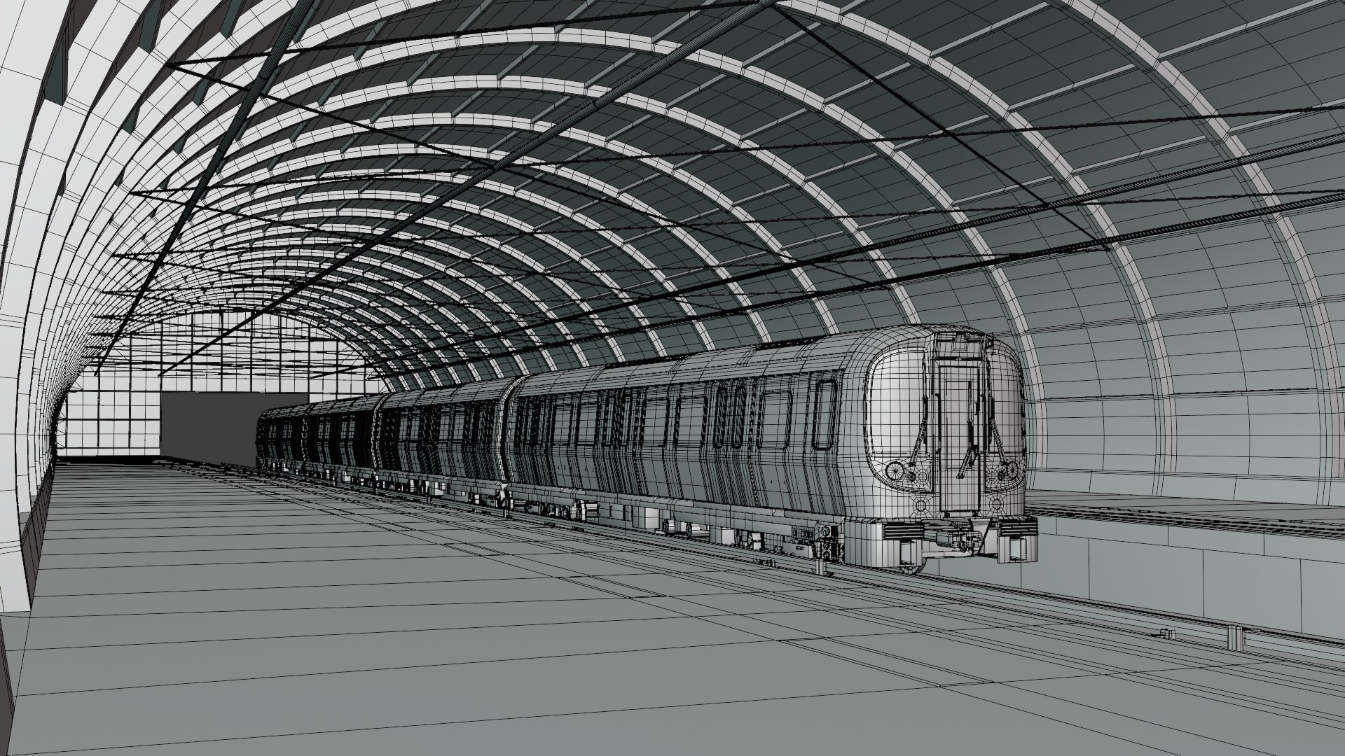 London Metro Station III 3D Model - TurboSquid 2188310