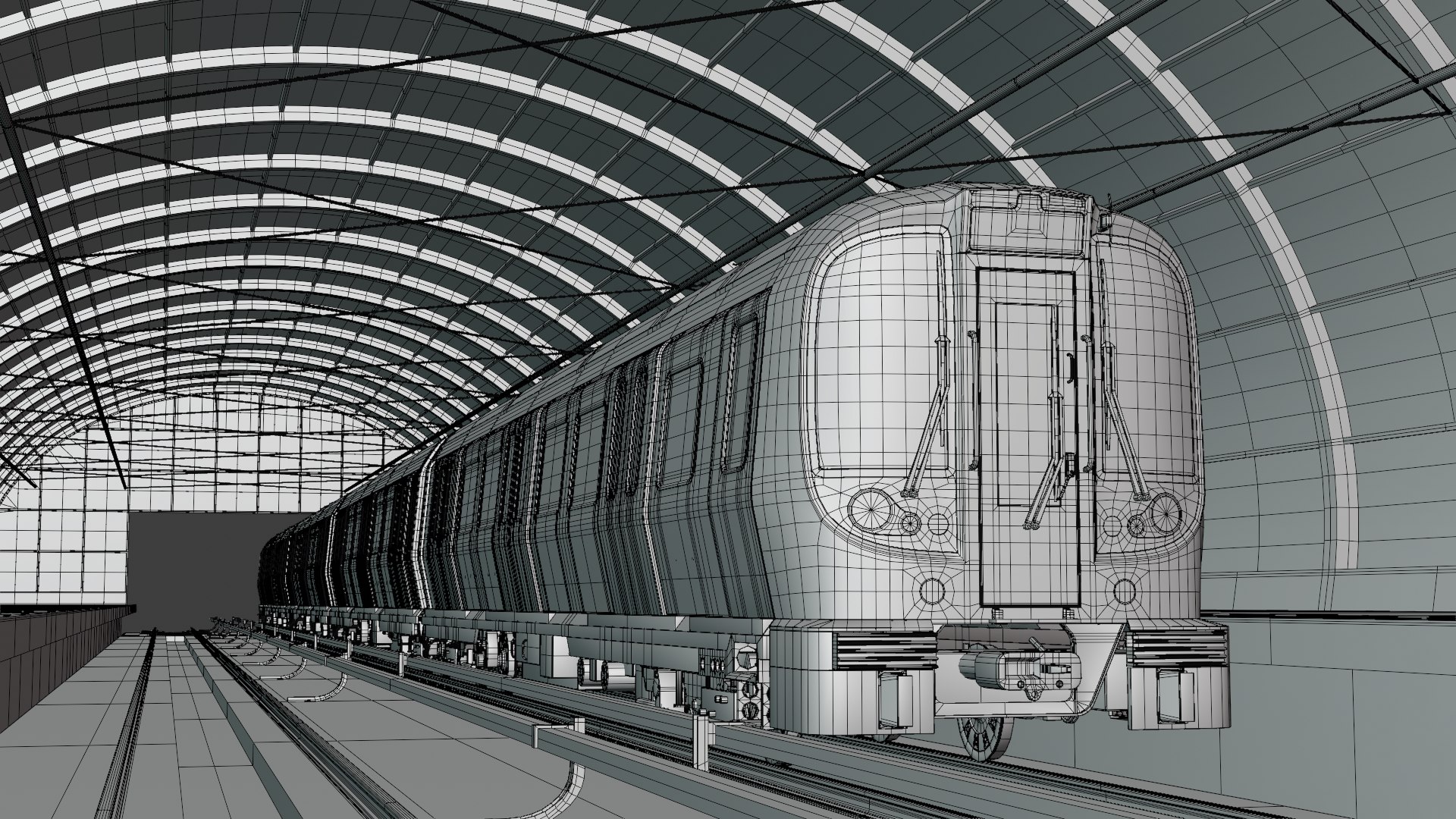 London Metro Station III 3D Model - TurboSquid 2188310