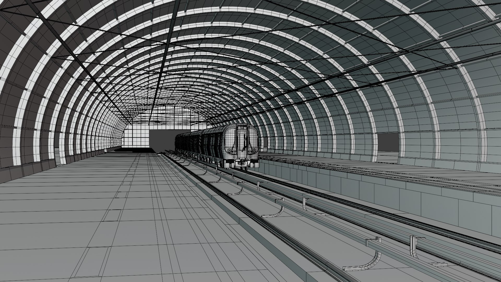 London Metro Station III 3D Model - TurboSquid 2188310