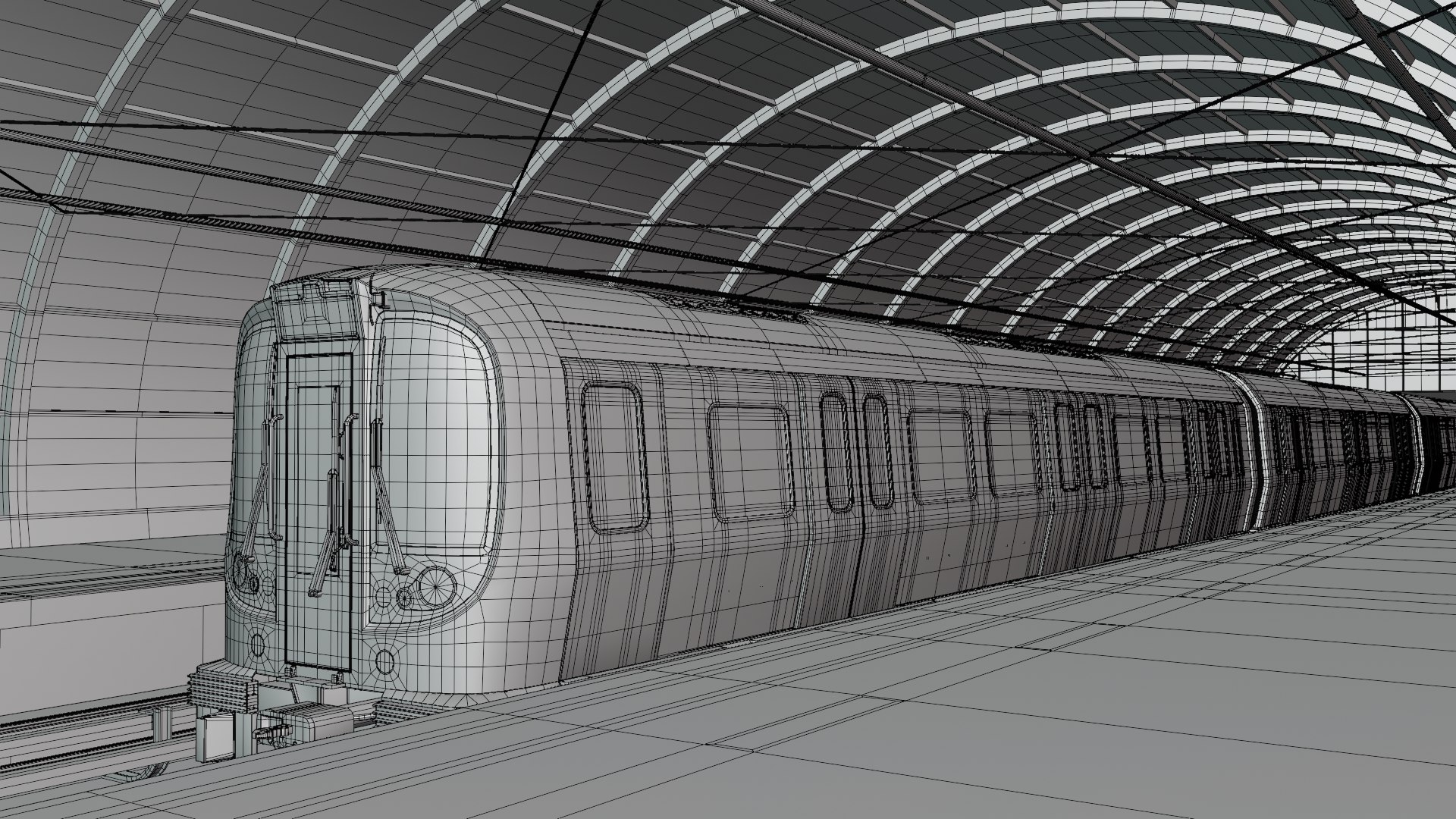 London Metro Station III 3D Model - TurboSquid 2188310