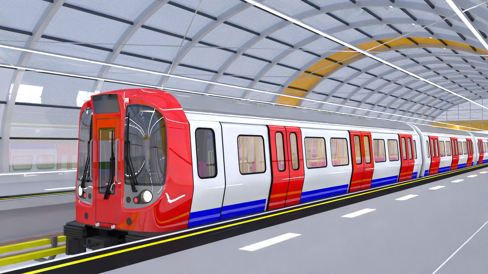 London Metro Station III 3D Model - TurboSquid 2188310
