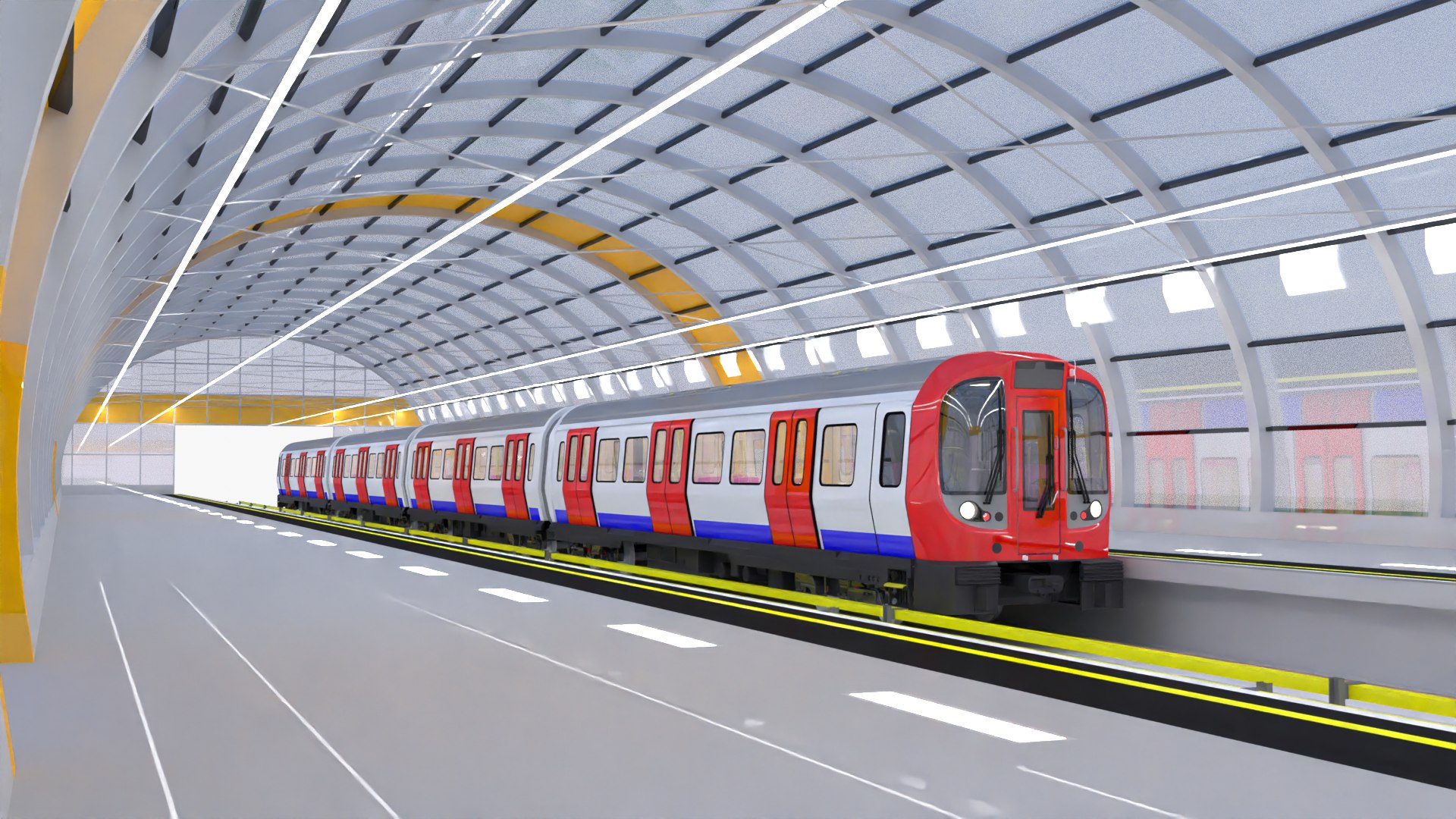 London Metro Station III 3D Model - TurboSquid 2188310