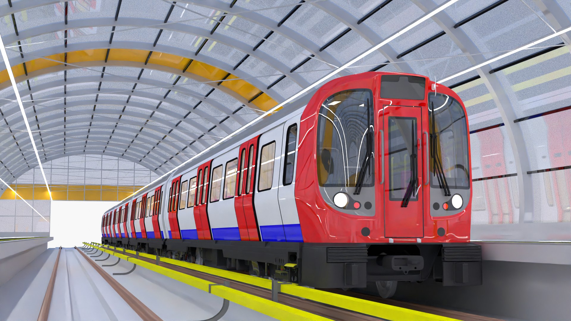 London Metro Station III 3D Model - TurboSquid 2188310