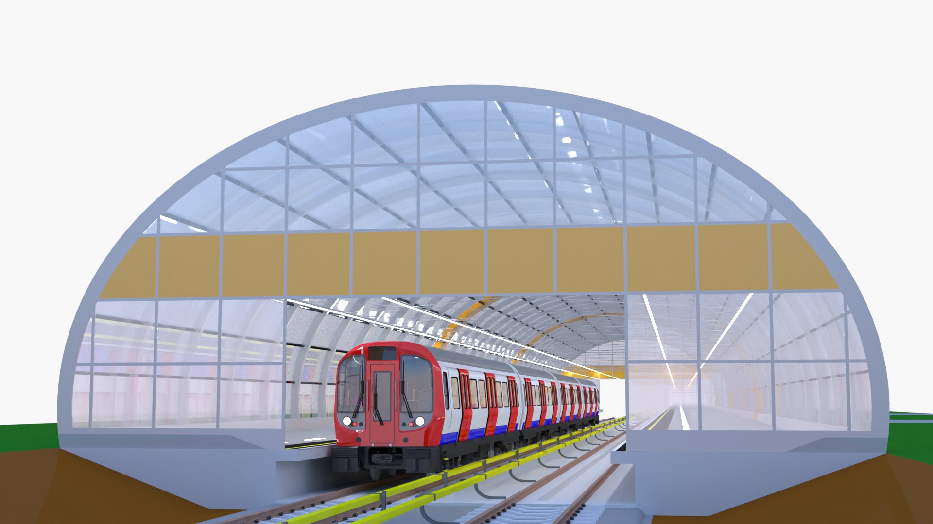 London Metro Station III 3D Model - TurboSquid 2188310