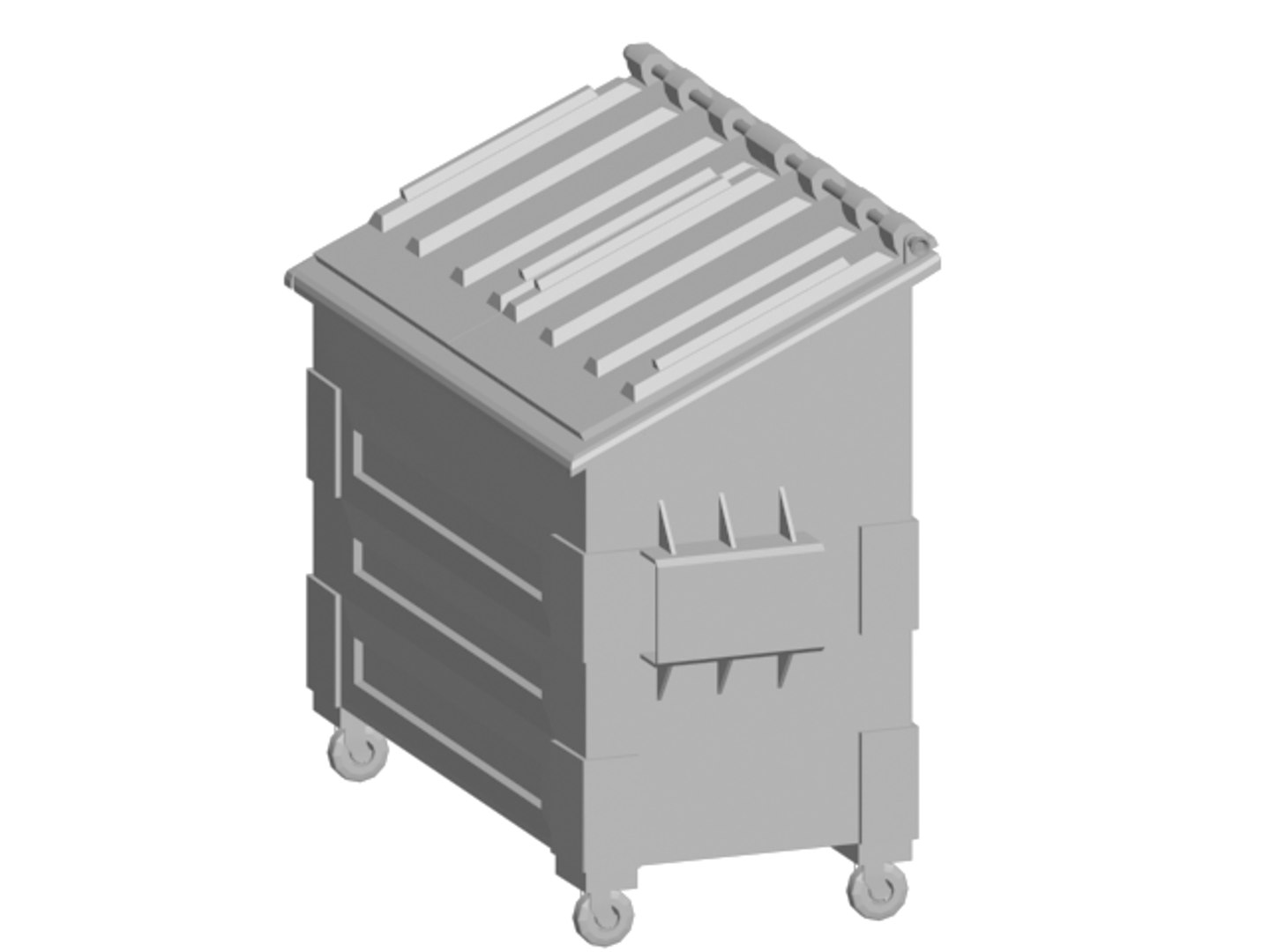 Free Dumpster 3d Model