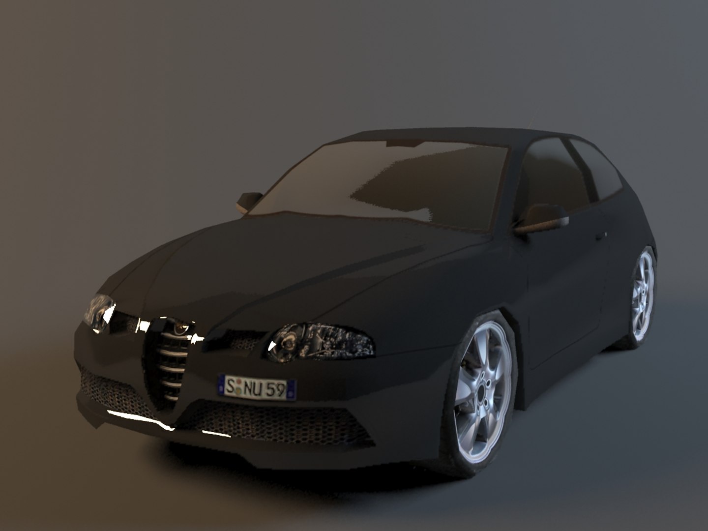 3d alfa romeo 148 gtr model