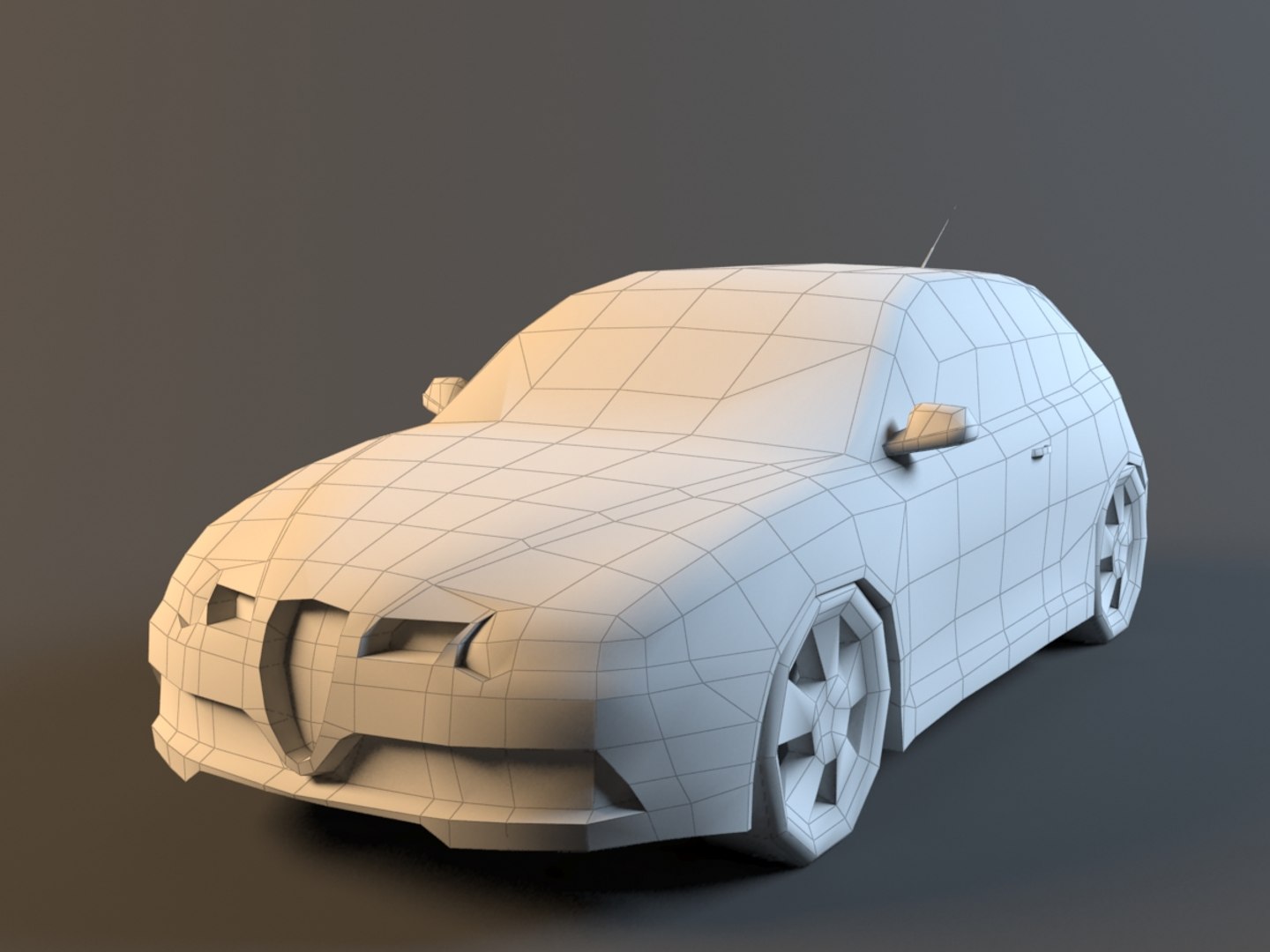 3d alfa romeo 148 gtr model