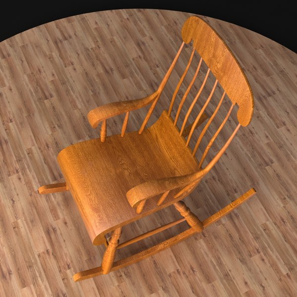 3d model rocking chair