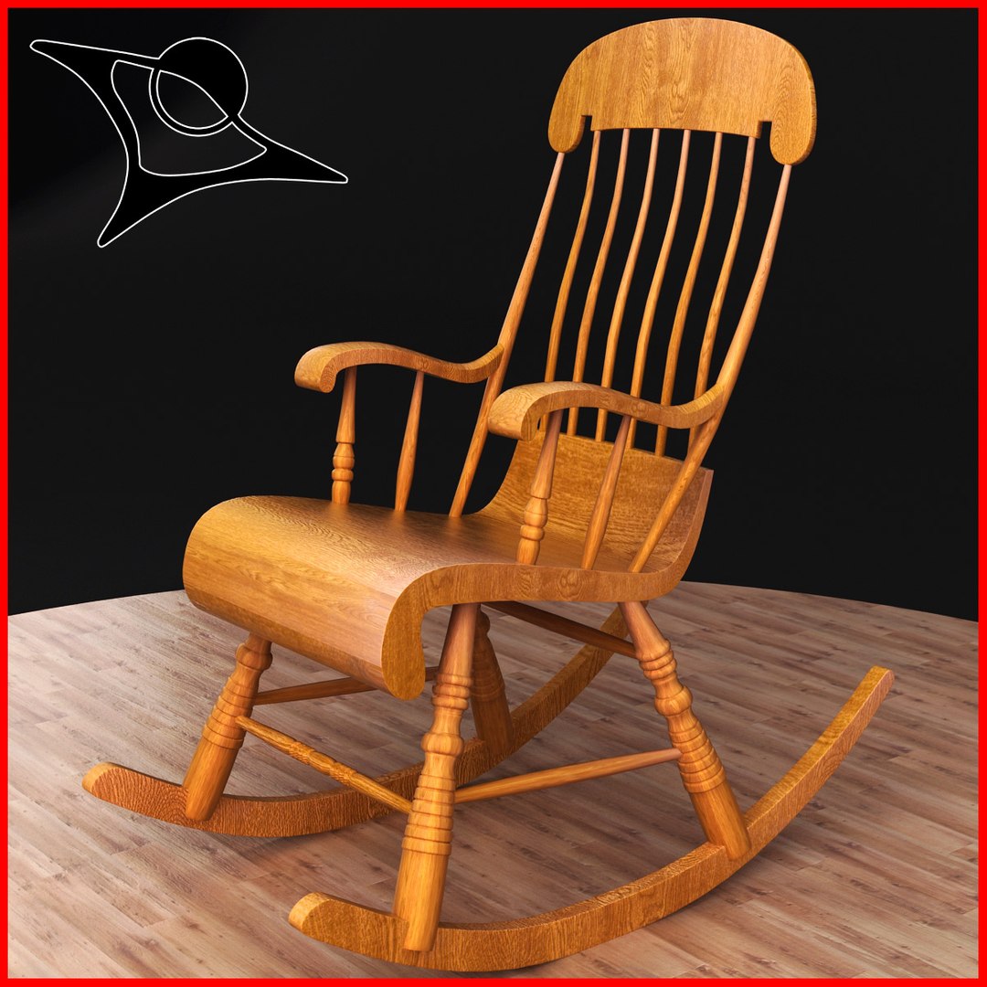 3d model rocking chair