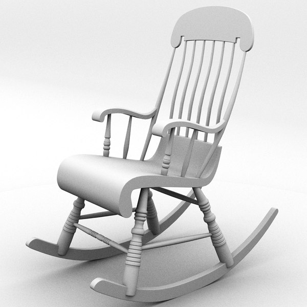 3d model rocking chair