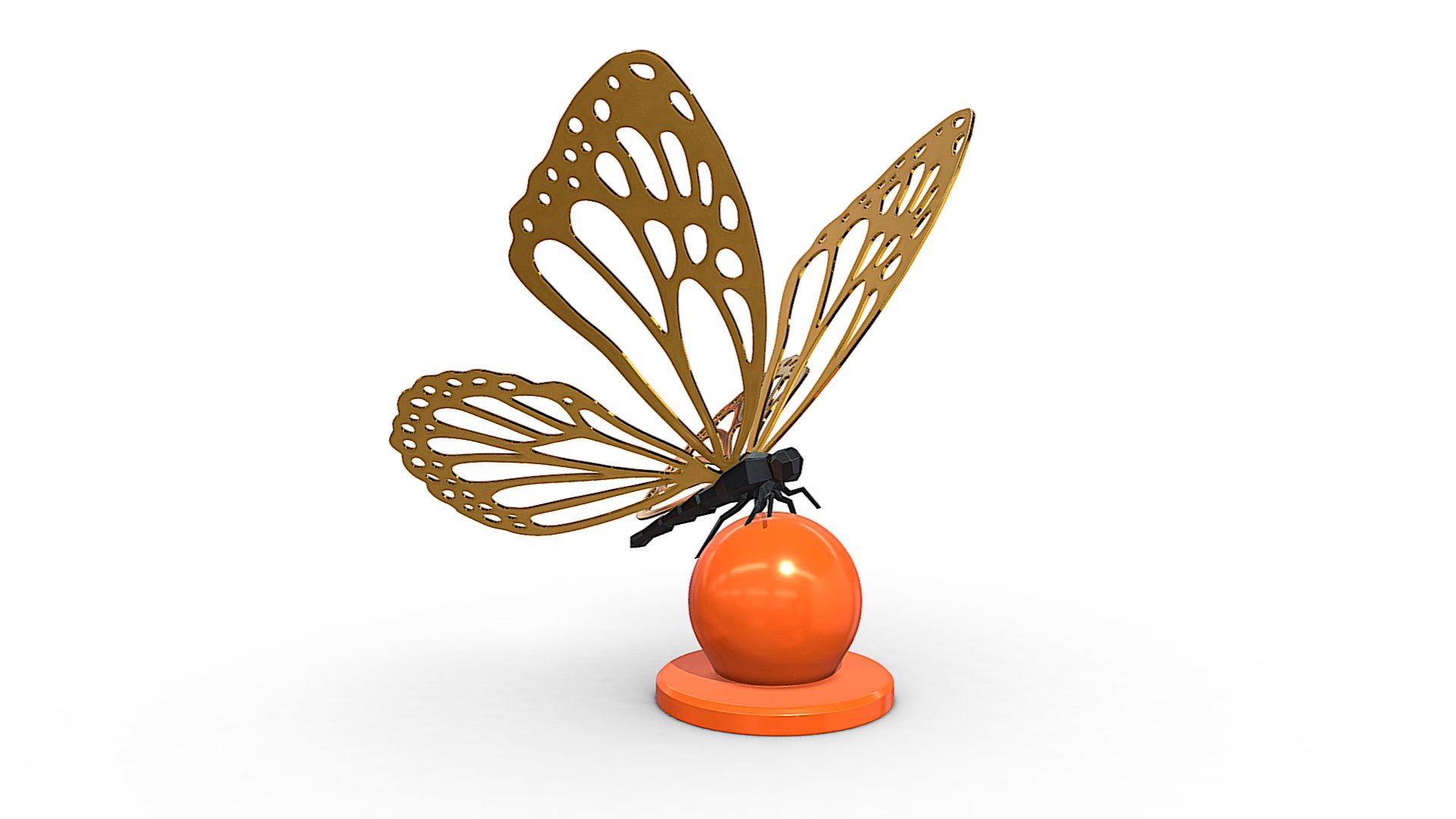 Butterfly 3D - TurboSquid 2286562