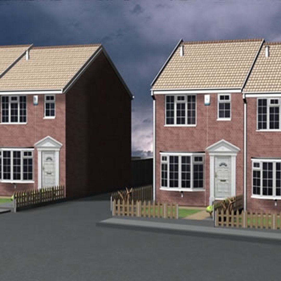 3d model storey house