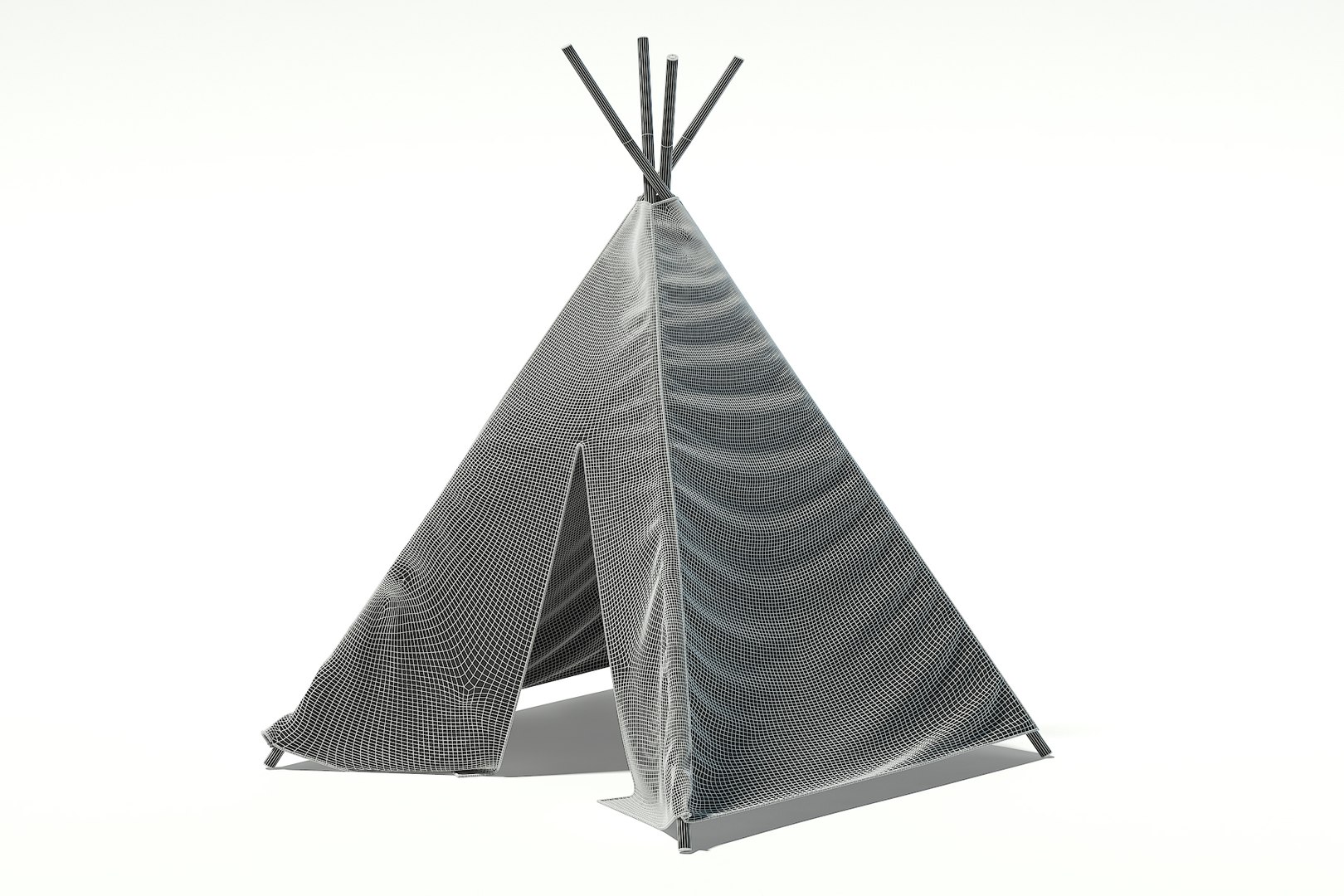 3D Grey Tent - TurboSquid 1325942