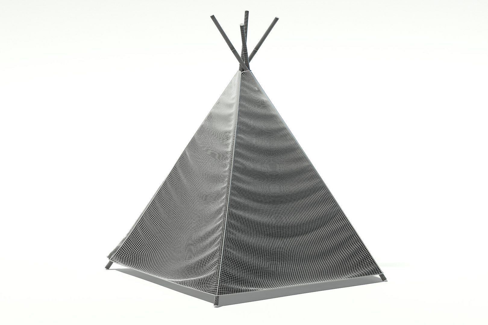 3D Grey Tent - TurboSquid 1325942