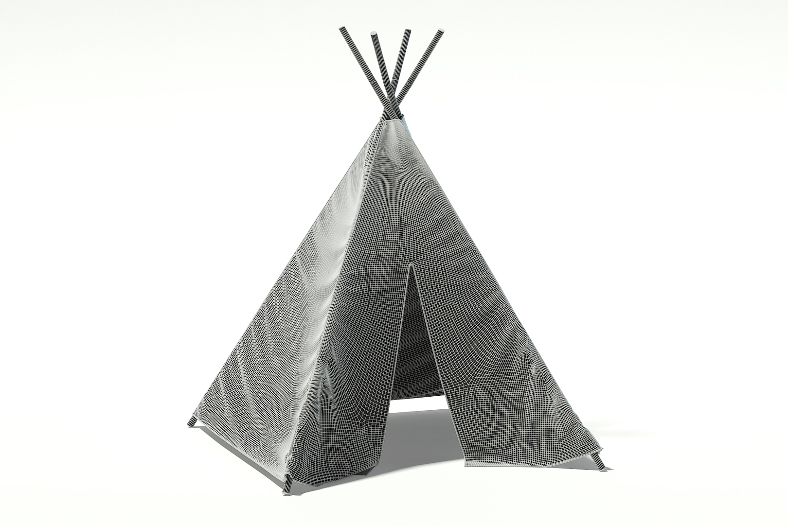 3D Grey Tent - TurboSquid 1325942