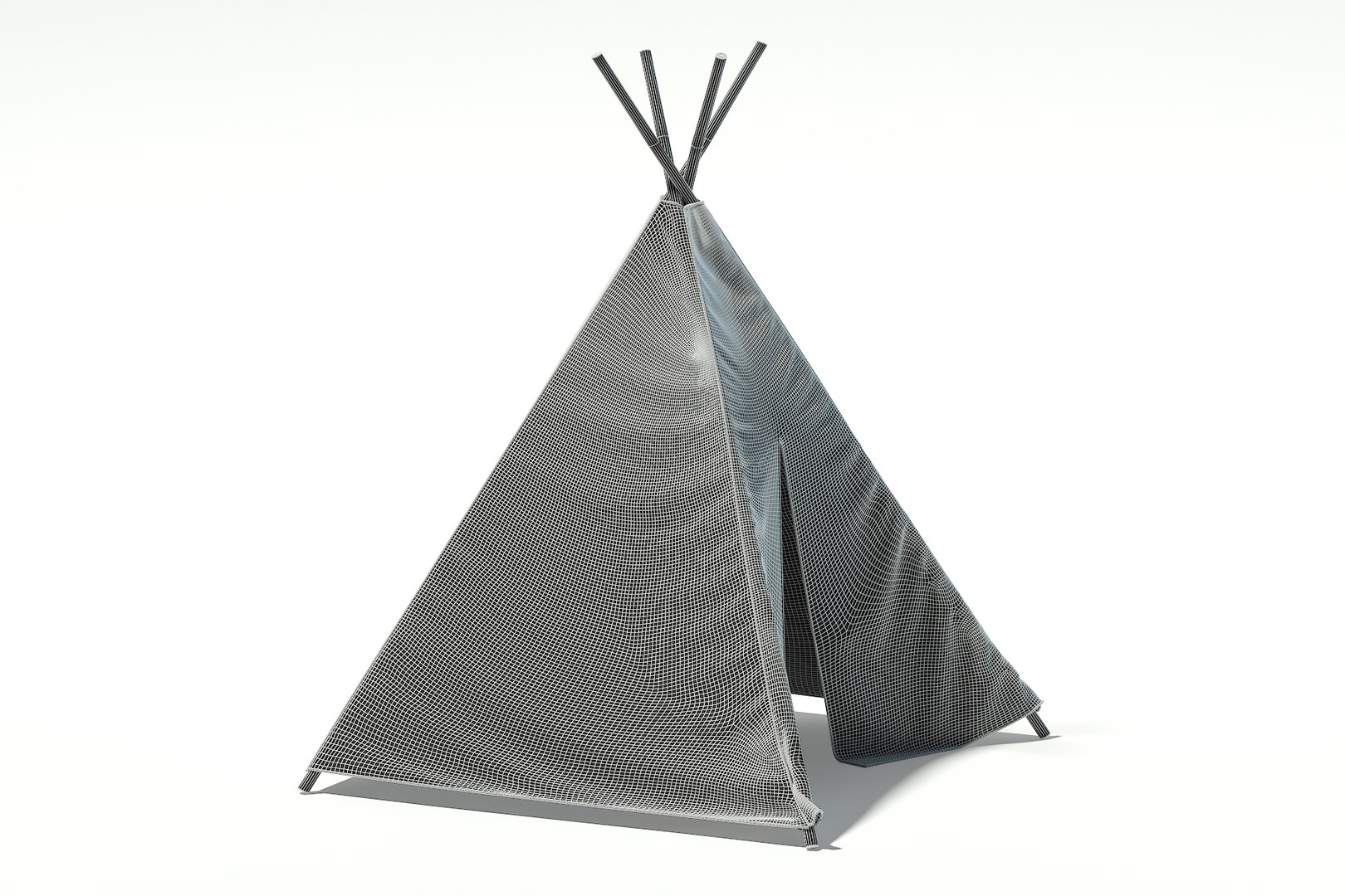 3D Grey Tent - TurboSquid 1325942