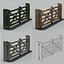 fence gate 3d model