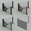 fence gate 3d model