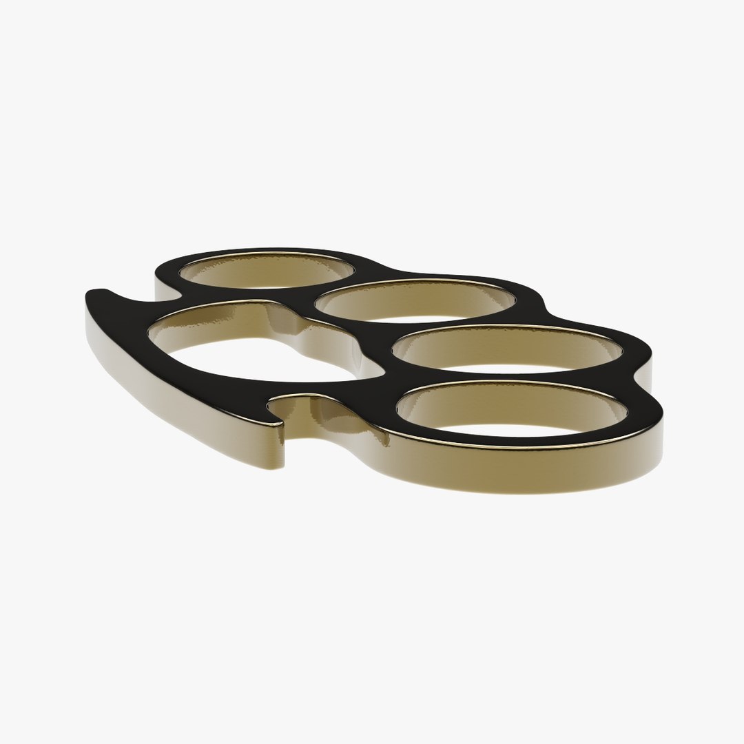 3d Brass Knuckles Model