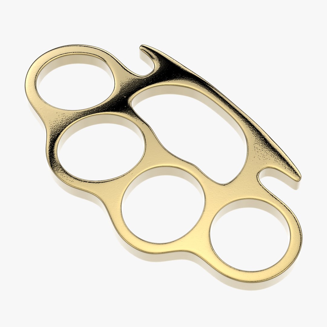 3d Brass Knuckles Model