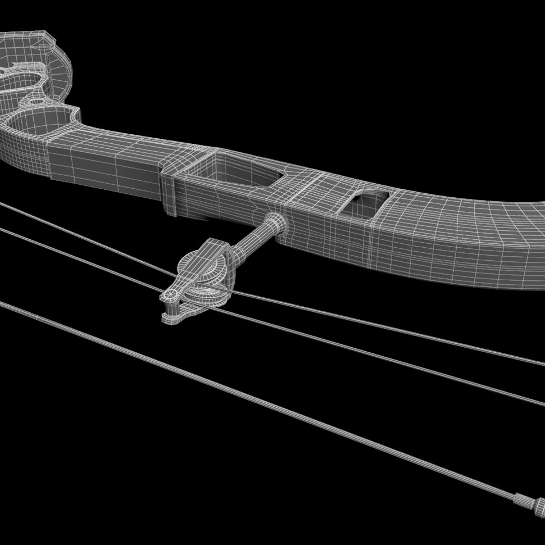 American Bow 3d Model