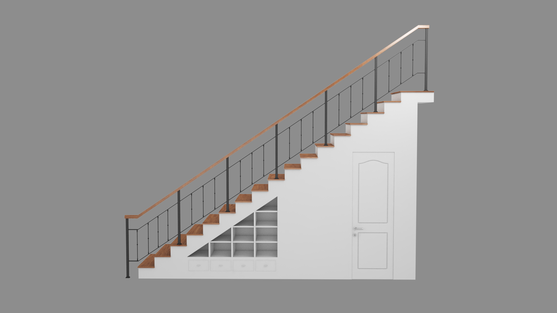 Classic Stair 3D Model - TurboSquid 1915461