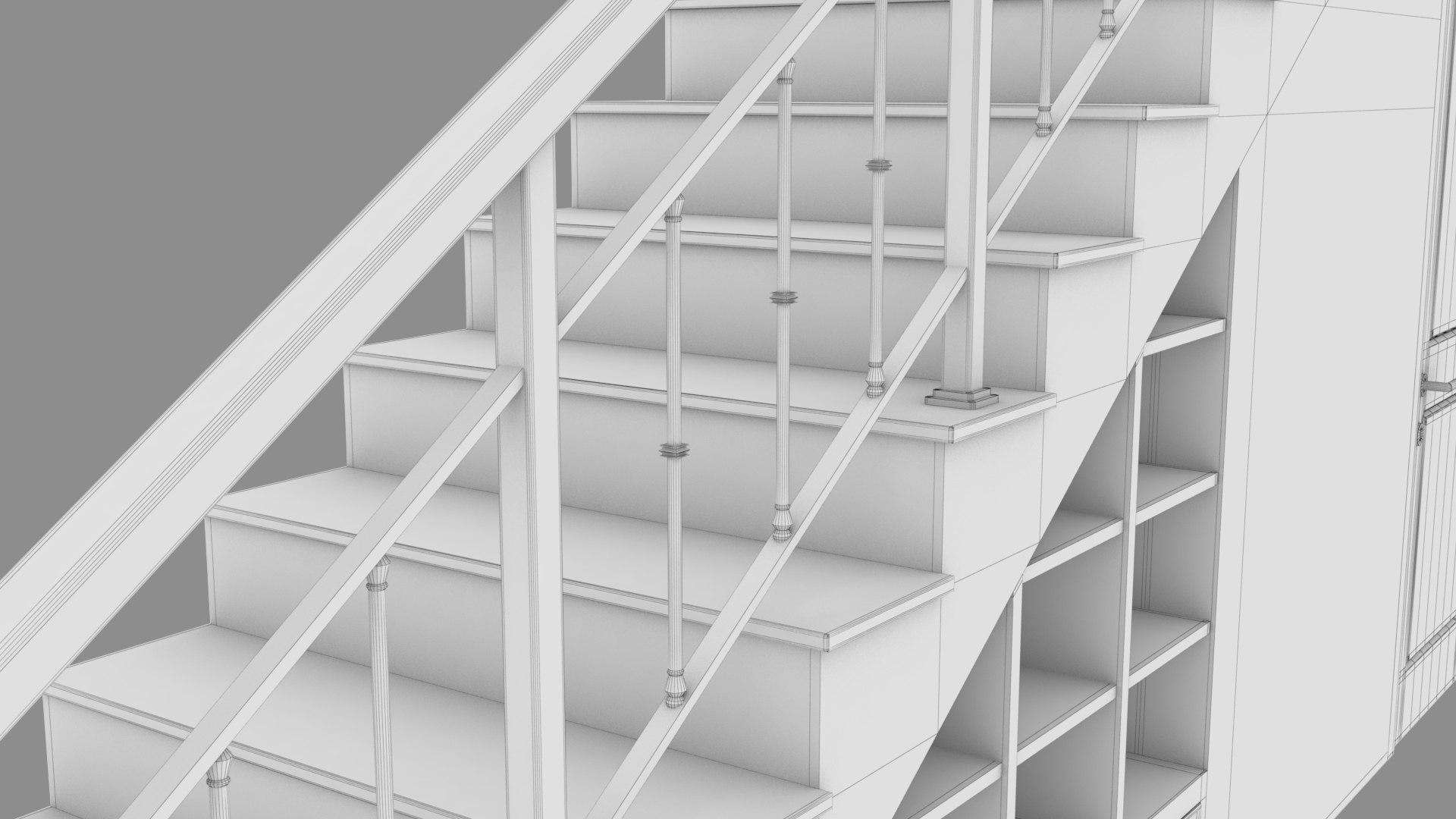 Classic Stair 3D Model - TurboSquid 1915461
