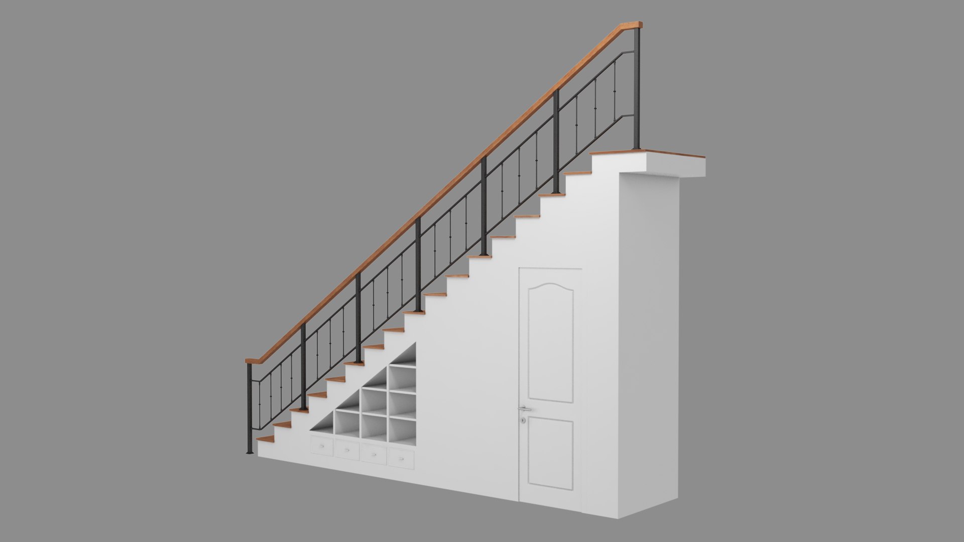 Classic Stair 3D Model - TurboSquid 1915461