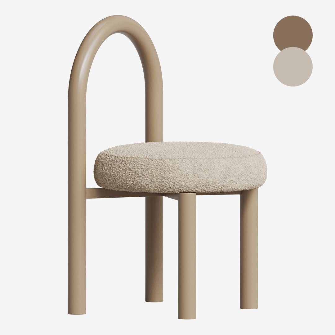 3D Neboo Dining Chair Model - TurboSquid 2331611