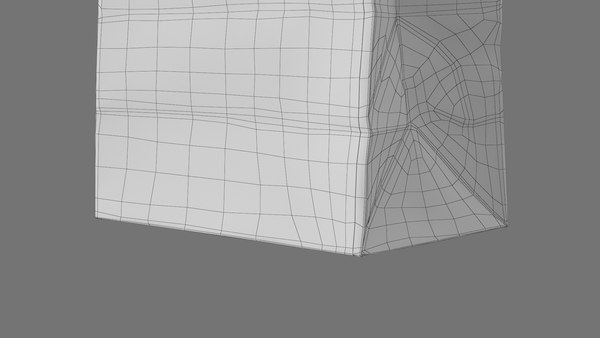3D realistic paper bag v-ray model - TurboSquid 1699803