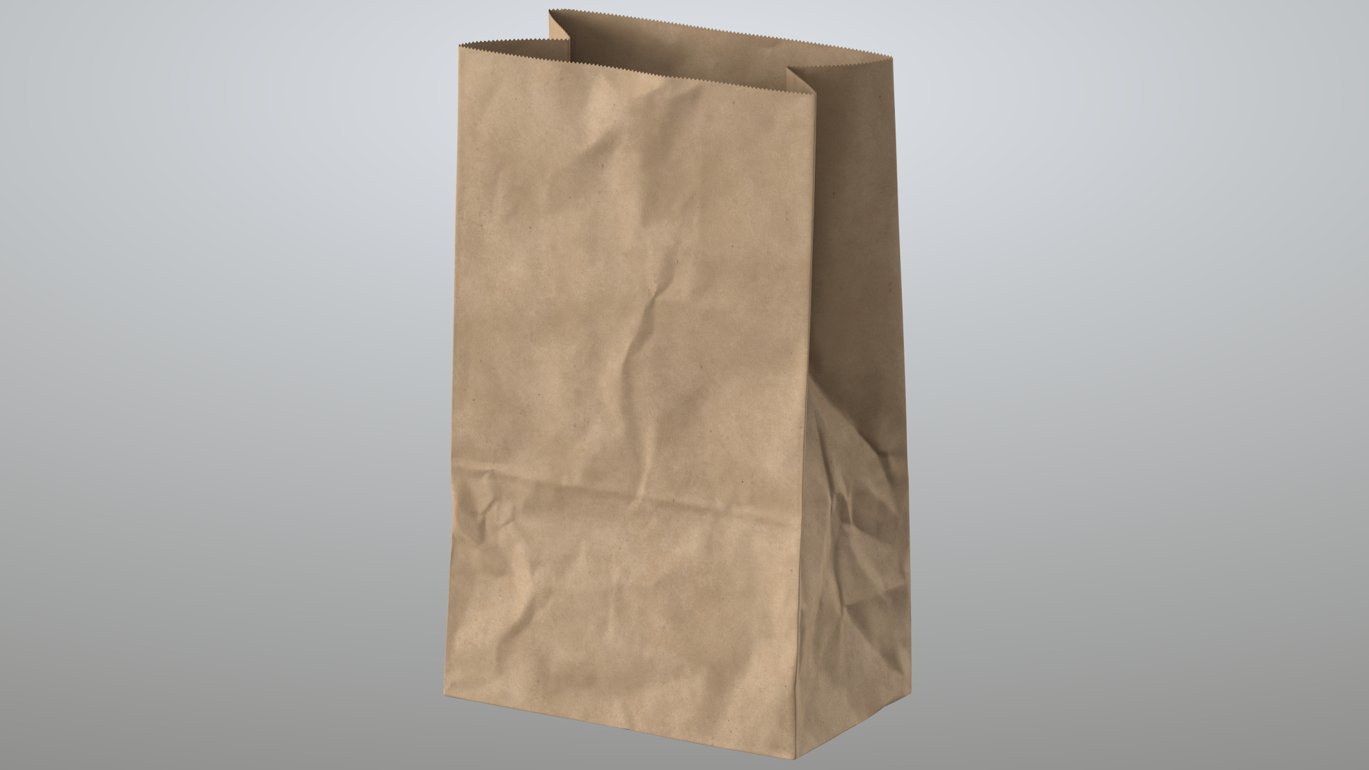 3D realistic paper bag v-ray model - TurboSquid 1699803