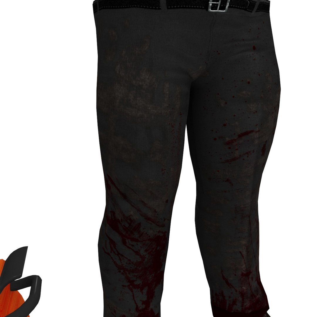 3d Rigged Butcher Model